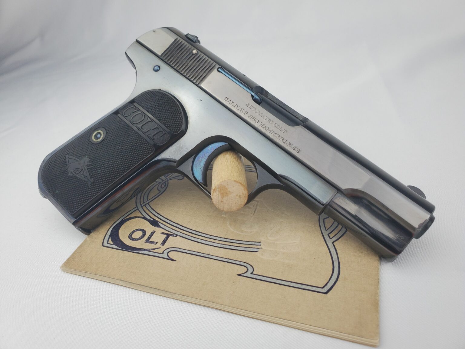 SOLD Colt Pocket Hammerless #10970 | Colt Archive Properties